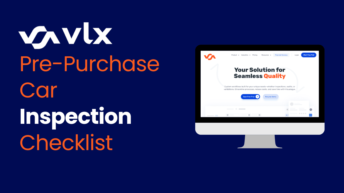 Pre-Purchase Car Inspection Checklist By VLX
